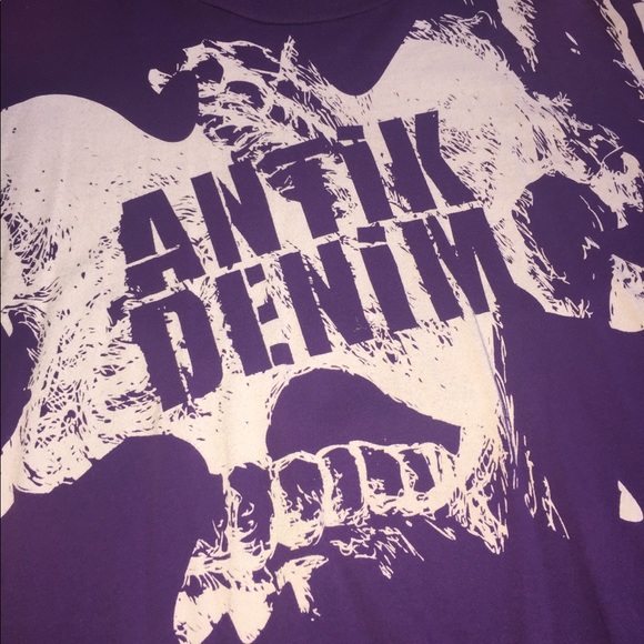 Antik Denim | Shirts | Antik Denim Logo Large Tshirt Tee | Poshmark